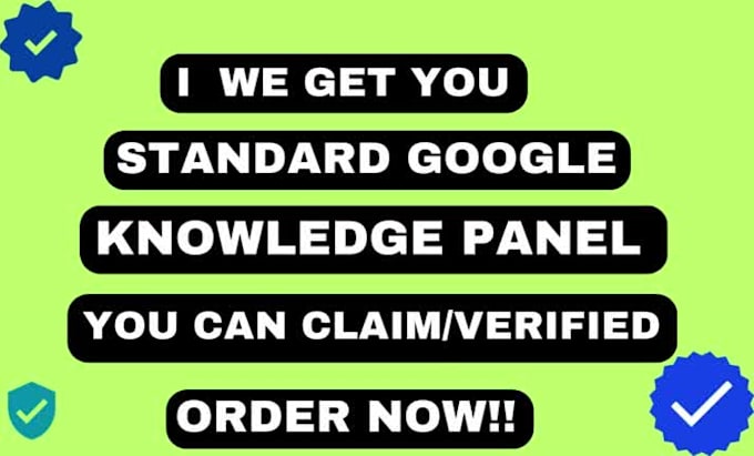 Create a google knowledge panel or knowledge graph for ranking by ...