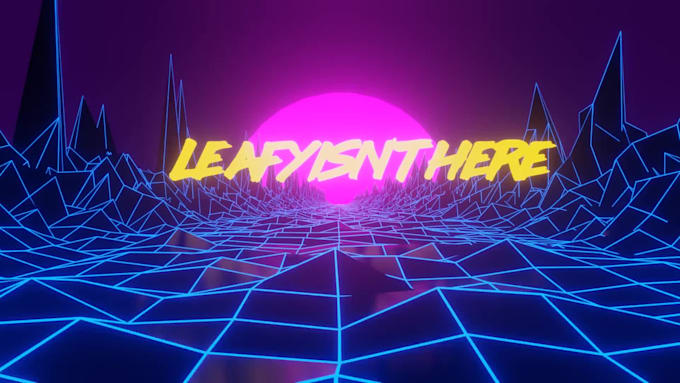 Make you a custom 3d vaporwave intro by Tooterppp | Fiverr
