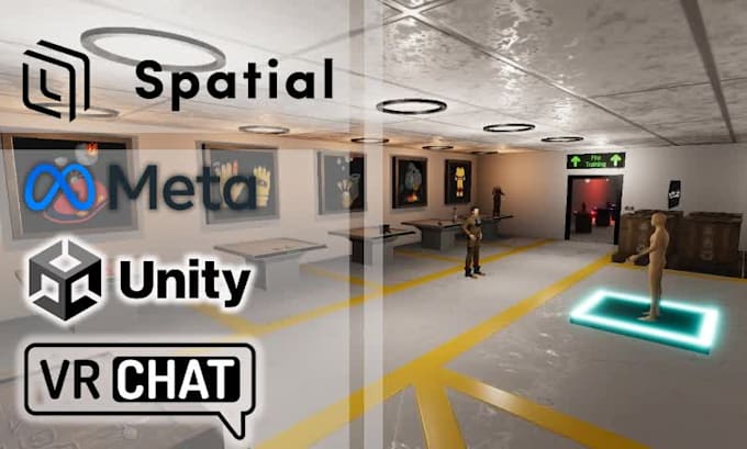 Create stunning 3d environment, spatial io, altspace, vrchat world and ...