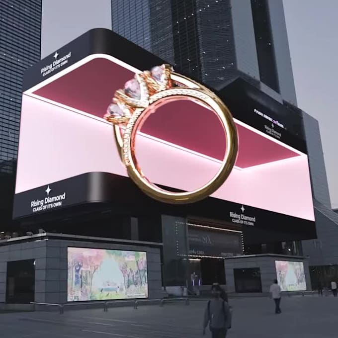 Billboard animation digital billboard 3d billboard video 3d cgi ...