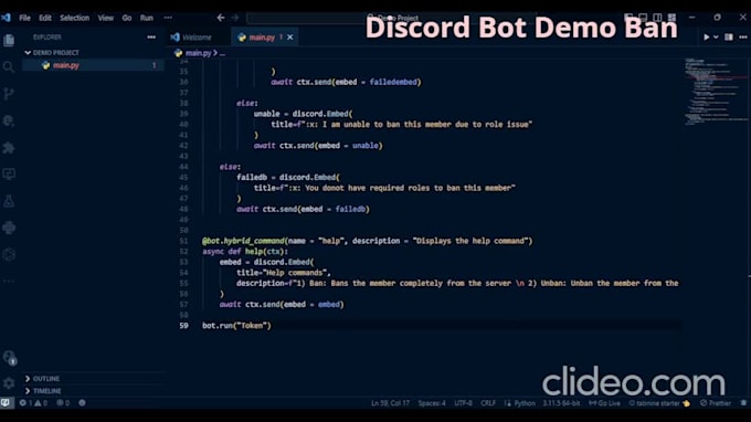 Develop custom discord bot in python by Sralthap | Fiverr