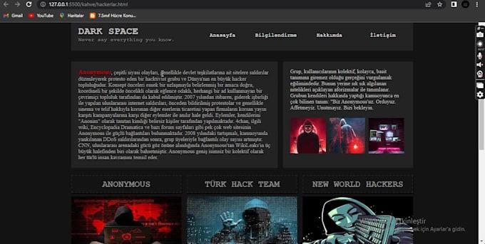 Make a website using html and css by Sayan_gamze | Fiverr