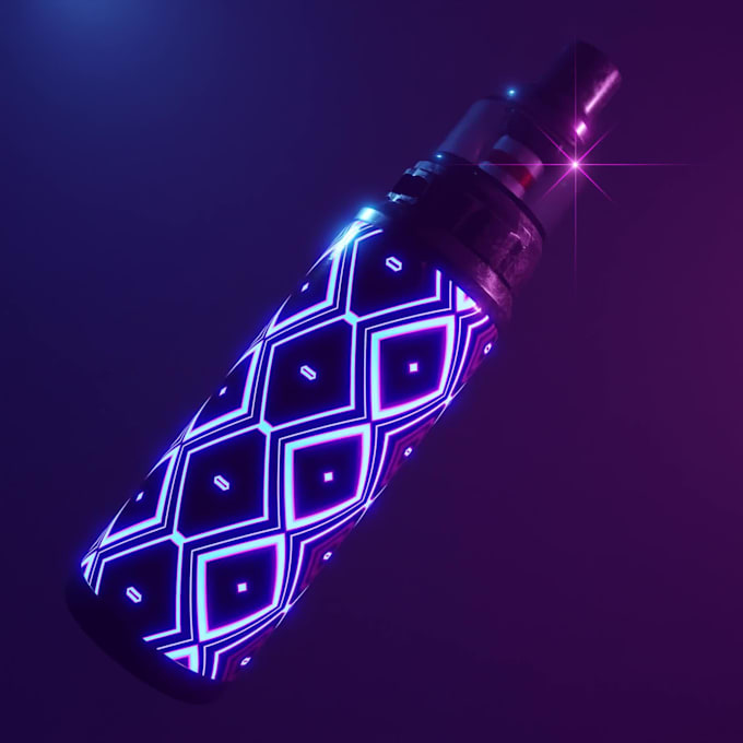 Create 3d vape model, 3d model of vape, 3d vape animation by Elijahter ...