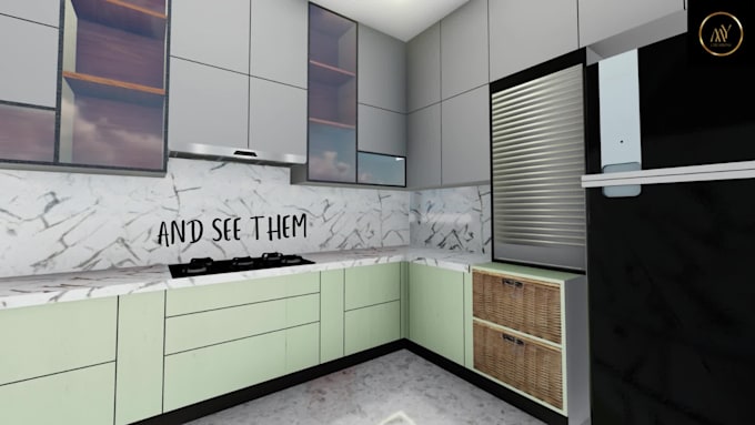 Design and render realistic kitchens for you by Mycreations1509 | Fiverr