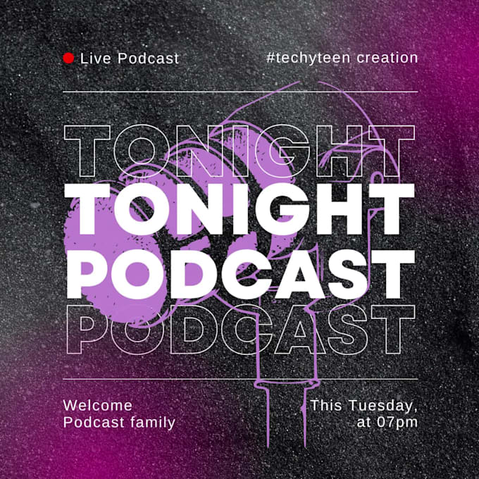 Design unique and professional podcast cover artwork by Techyteen0001 ...