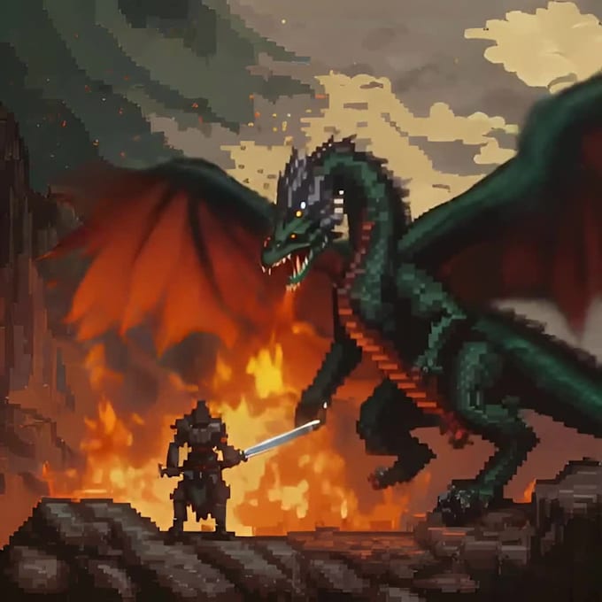 Create unique pixel art character, story, and animations by Jasmine ...