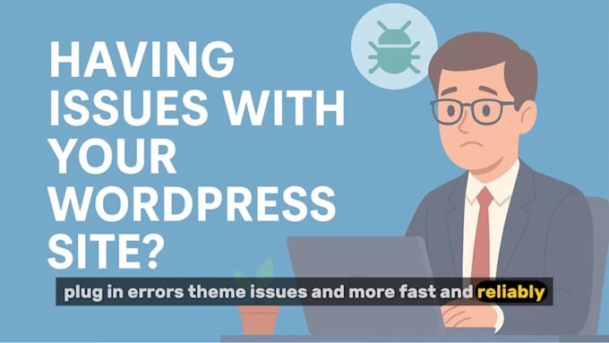 Fix wordpress bugs issues plugin problems and errors in 24hrs by Buildwitharshad | Fiverr