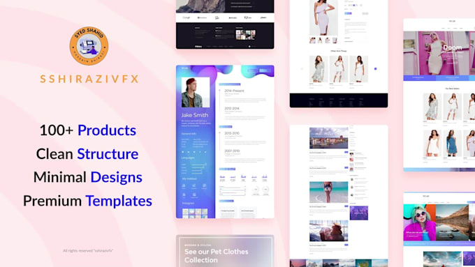 Design and build a modern shopify store or website for your business by ...