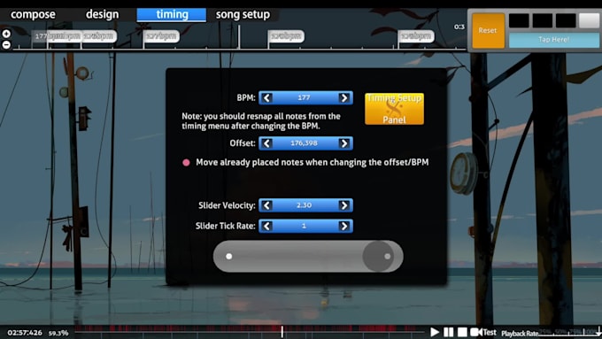 Time a song for you on osu by Emii0s | Fiverr