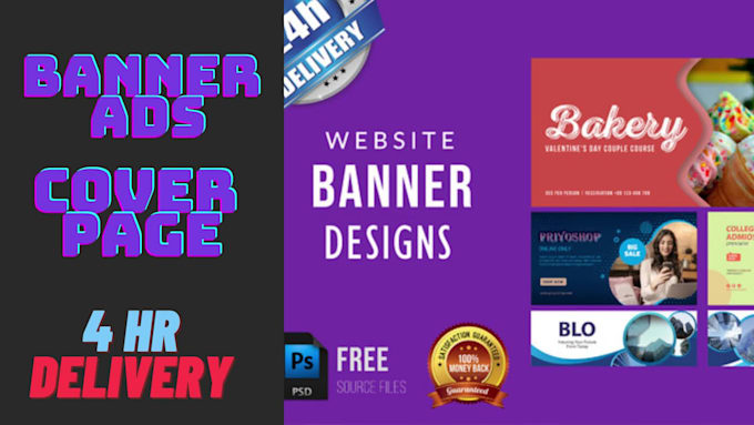 Do professional unique clickable banner ads and cover page by ...
