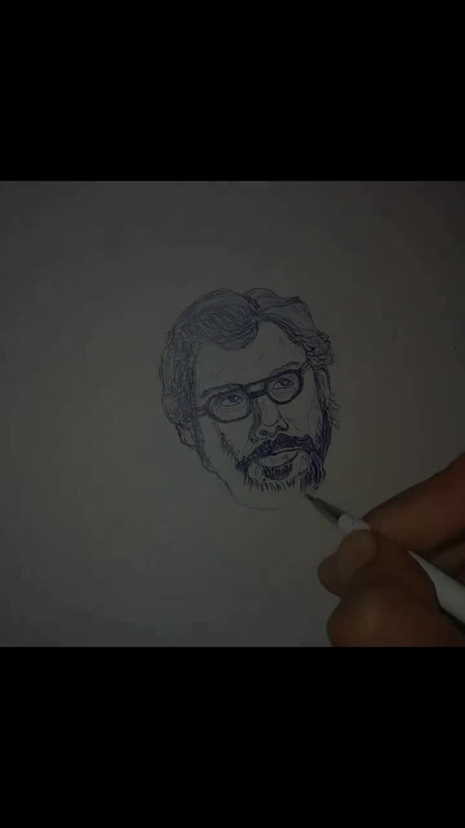 Draw human skech famous actors by Tashmatashali | Fiverr