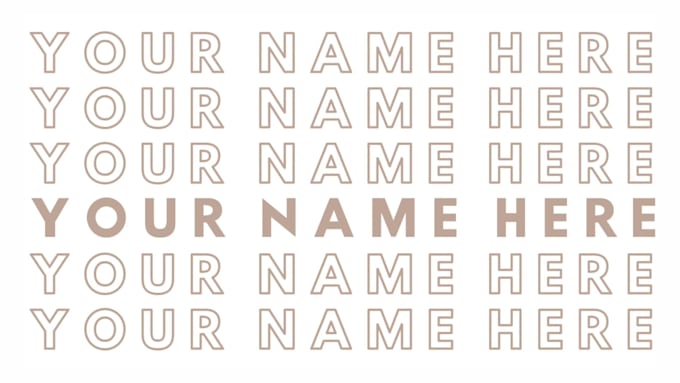 Make a customised youtube intro and outro with animated font by ...