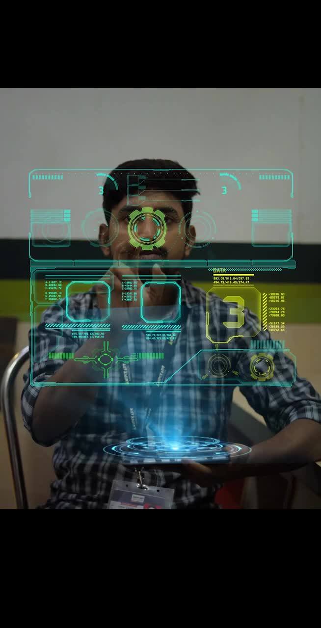 3d hologram animation hologram animation 3d hologram logo hologram vfx ...