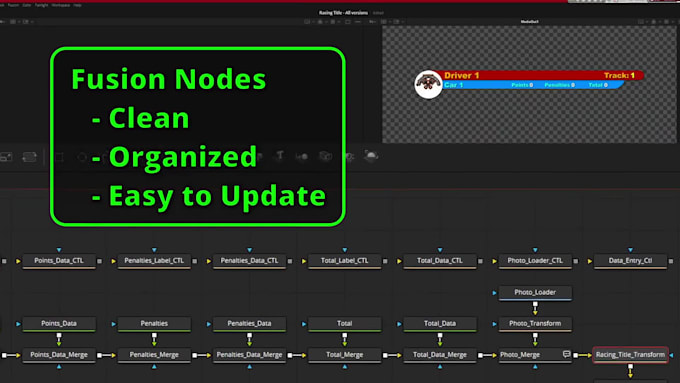 Design an animated text reveal library effect in davinci resolve studio ...