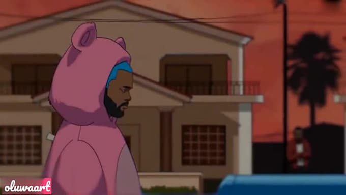 Create cartoon album cover art, character illustration, and music ...