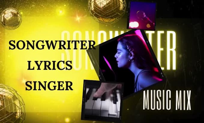 Be your songwriter, female singer, lyrics, vocalist, pop ,afrobeat, rnb ...