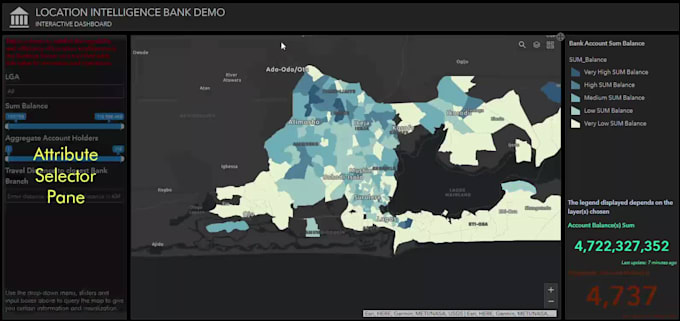 Do spatial analytics, geocoding, and interactive dashboard with web maps by Pdogz18 | Fiverr
