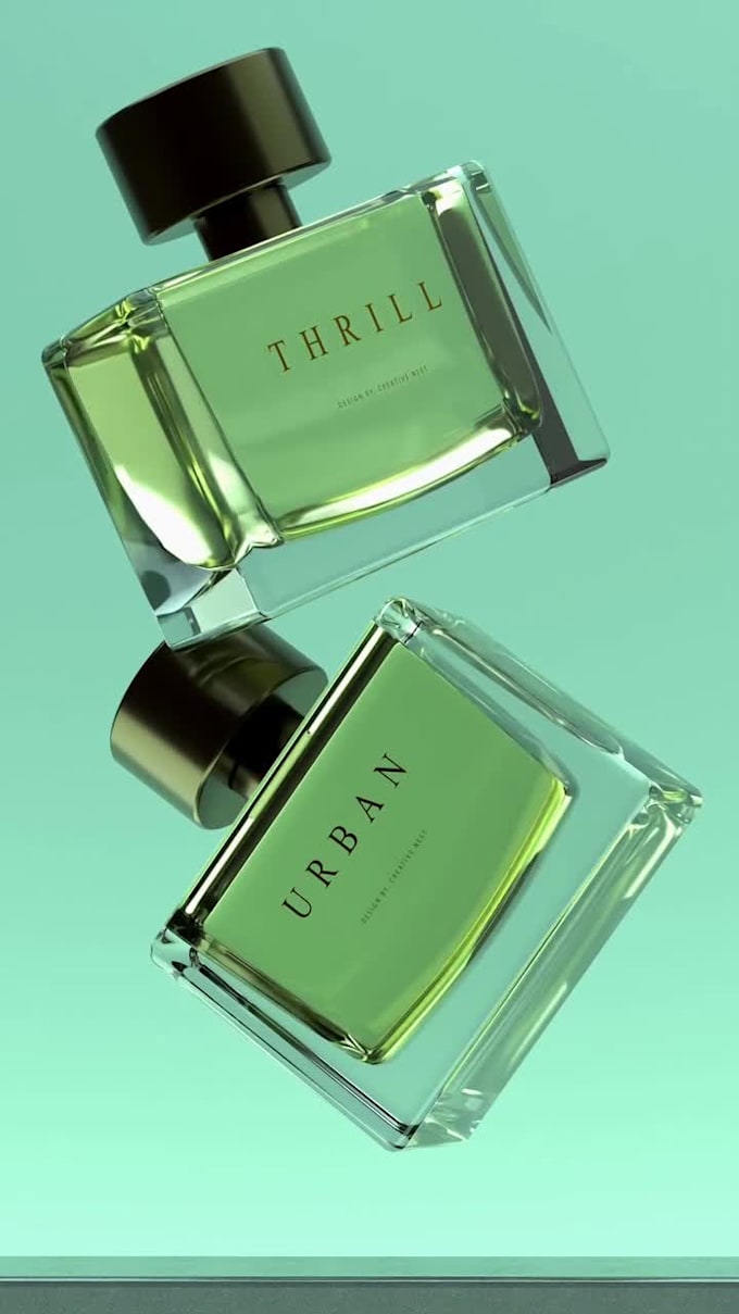 Do 3d perfume animation, 3d perfume body spray, 3d perfume design, by ...