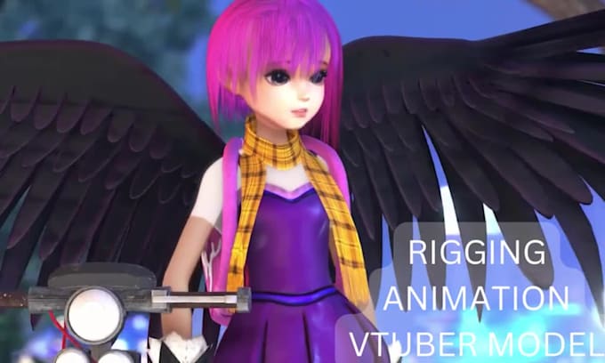 Design 2d vtuber, live2d, furry art, avatar, rig anime vtuber and ...