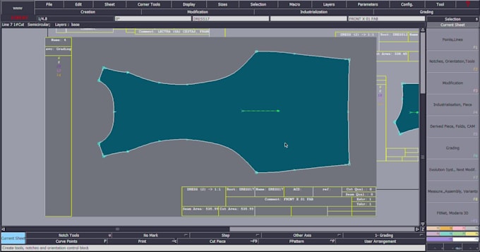 2d pattern making dxf,rul,pdf by Ideaspattern | Fiverr