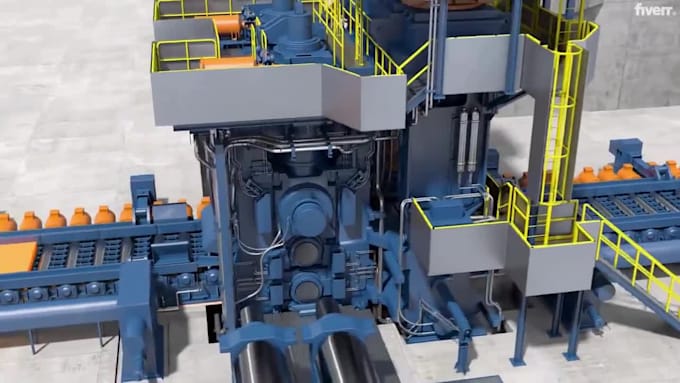 Do 3d mechanical and industrial plant animation for power or ...