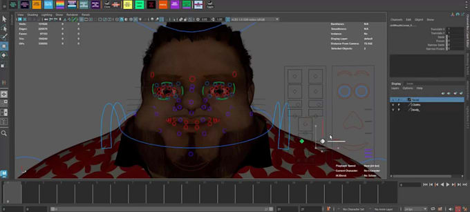 Add facial rig to 3d character, ue4, ue5 rig, blendshape, rain rig ...