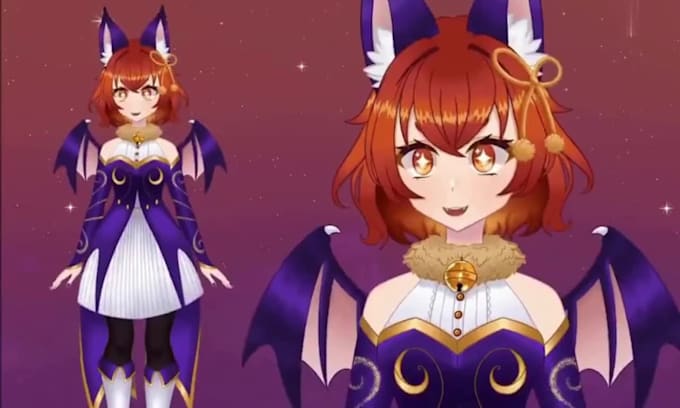 Draw rig live2d vtuber model anime vtuber rigging pngtuber vtuber ...