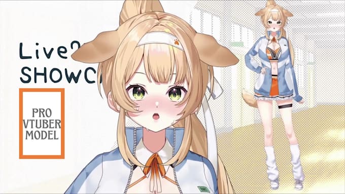 Create live2d model 2d vtuber model live2d rigging vtuber character 2d rigging