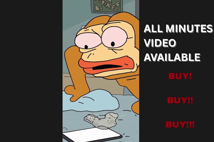 Do meme coin animation like ponke meme animation, meme coin promotion ...