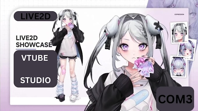 Rig your 2d vtuber avatar with live2d for vtube studio 2d vtuber model, vtuber by Ismynamecall ...