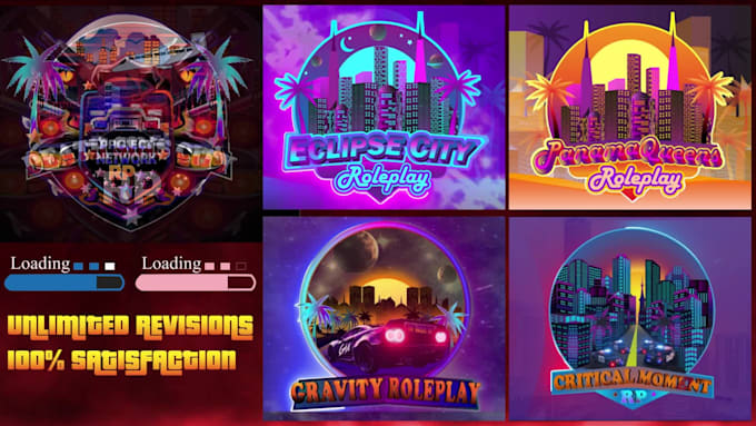 Do roleplay, discord, fivem server logo and loading screen by Perfect ...