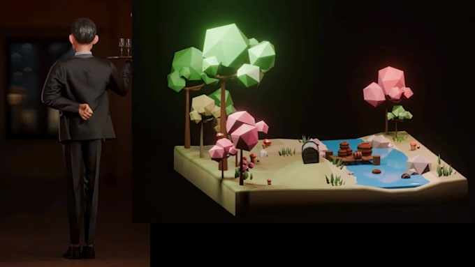 Model and texture a character in ps1, retro, psx,n64 style by Darlhor ...