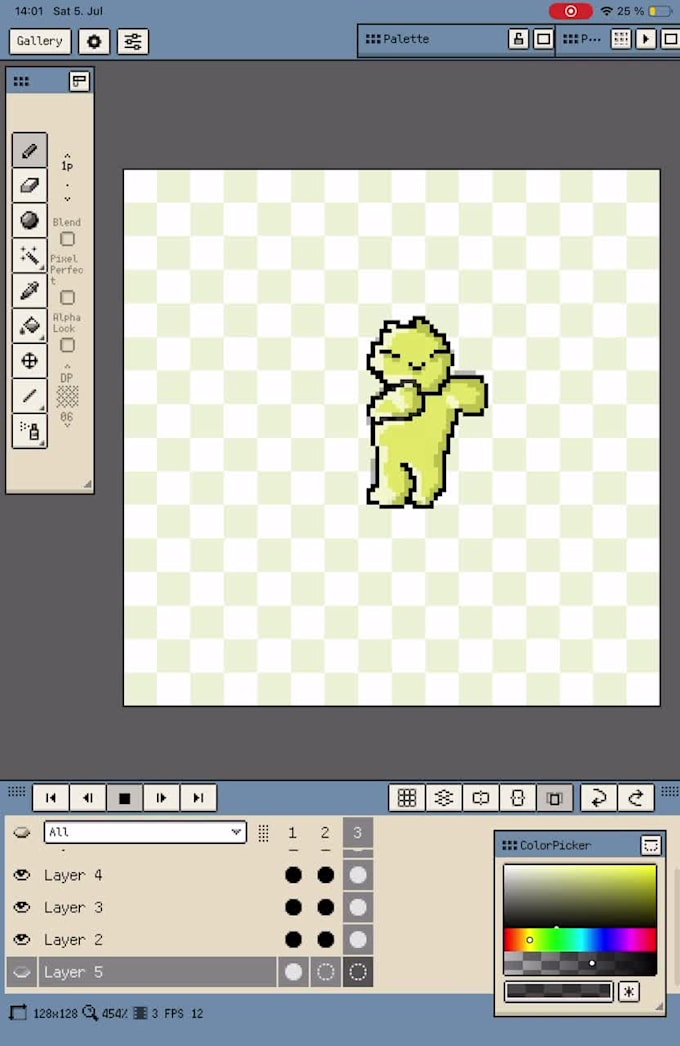 Create a pixel art character animation by Alona_schmidt | Fiverr
