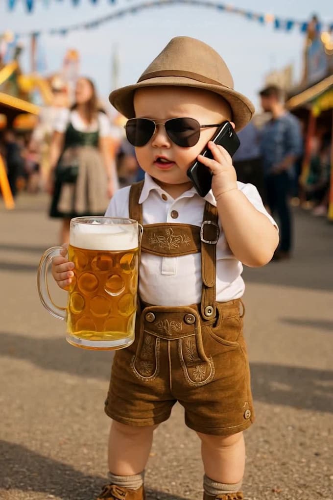 Create a bavarian baby character by Mgeretshauser | Fiverr