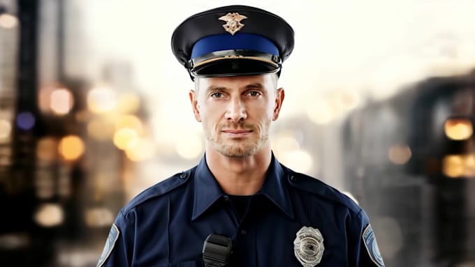 Create an ai police officer video with your custom message by ...