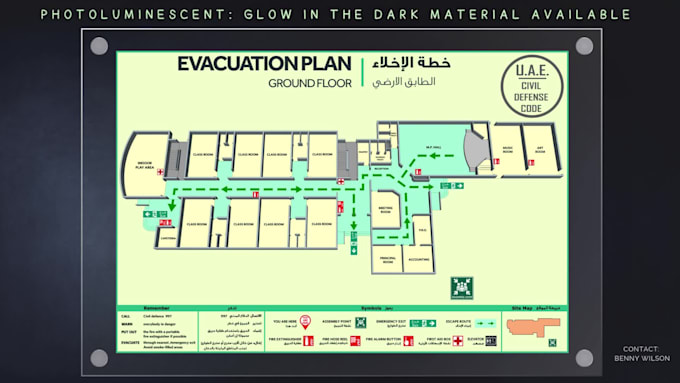 Design evacuation plans in 3d as per uae fire code 2018 by Bennyrw12 ...