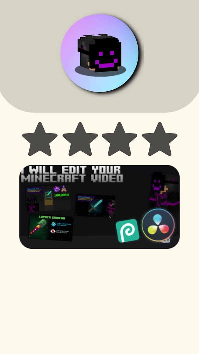 Edit your minecraft video by Nixi7t | Fiverr