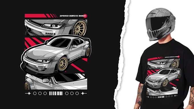 Design cool vector illustration automotive of your car by Mdfdesign ...
