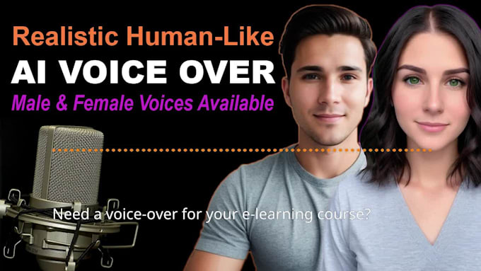 Create realistic male or female ai voice over text to speech by Terry_oi | Fiverr