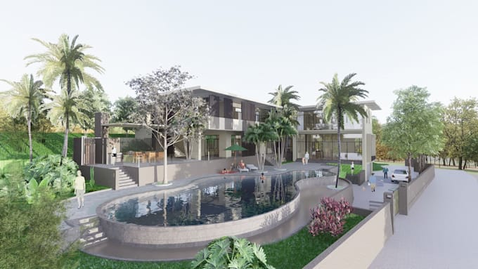 Do 3d architectural rendering , animation by Archsryp | Fiverr