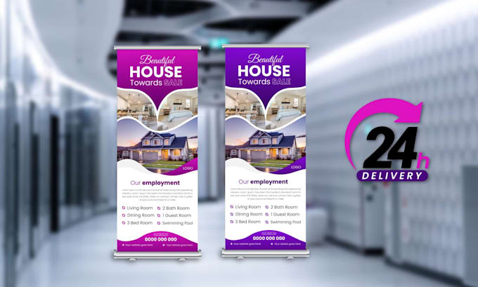 Do retractable signage banner design and roll up banner ads by ...