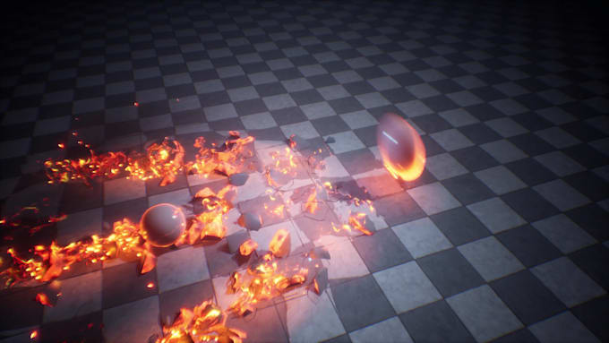 Unreal engine vfx effect animation, niagara shader system by Brosayar | Fiverr