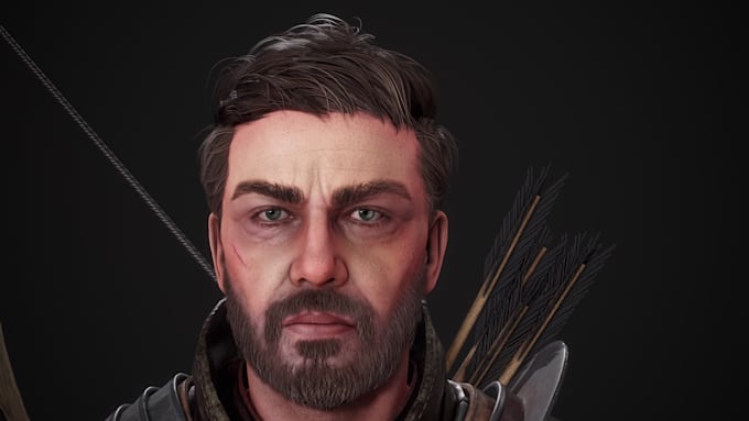 Model virtual game 3d character vrchat avatar, gmod or 3d environment ...