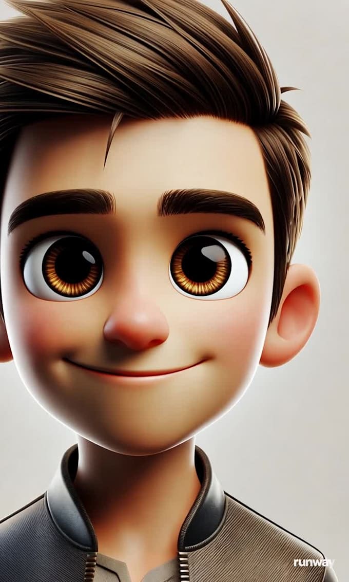 Design 3d pixar style cartoon character, logo, avatar, ai 3d model by ...