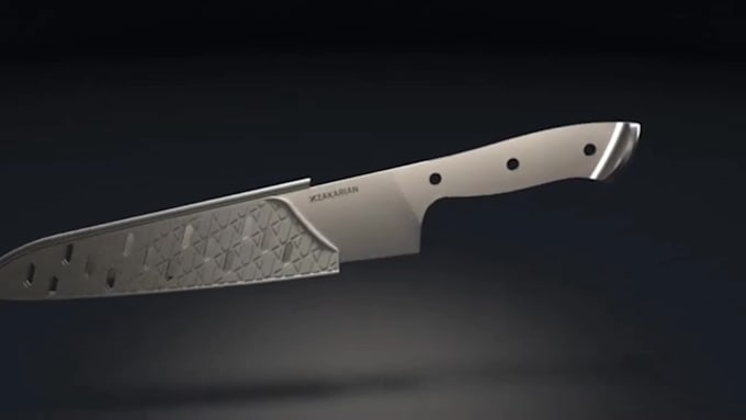 Do 3d knife animation, 3d weapon animation, 3d knife model, 3d kitchen ...