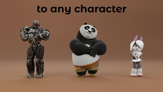 Retarget your 3d animations for any characters by Sergiobo | Fiverr