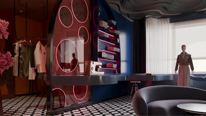 Interior design your room and render 3d realistic images by ...