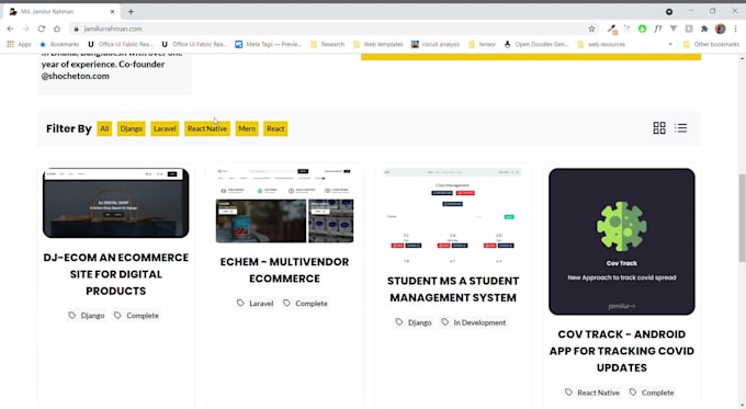 Develop or design a react based web application by Devil1147 | Fiverr