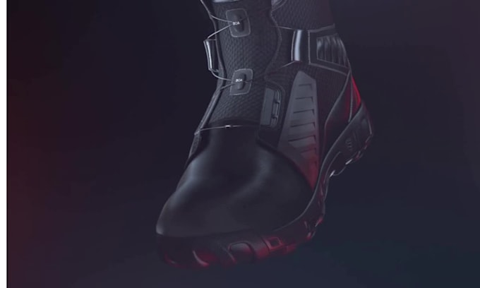 Do realistic 3d shoe animation footwear design 3d shoe model sneaker ...