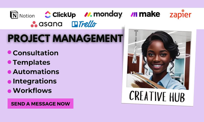 Setup Monday Crm Clickup Asana Monday Com Trello Make Com Notion 3743